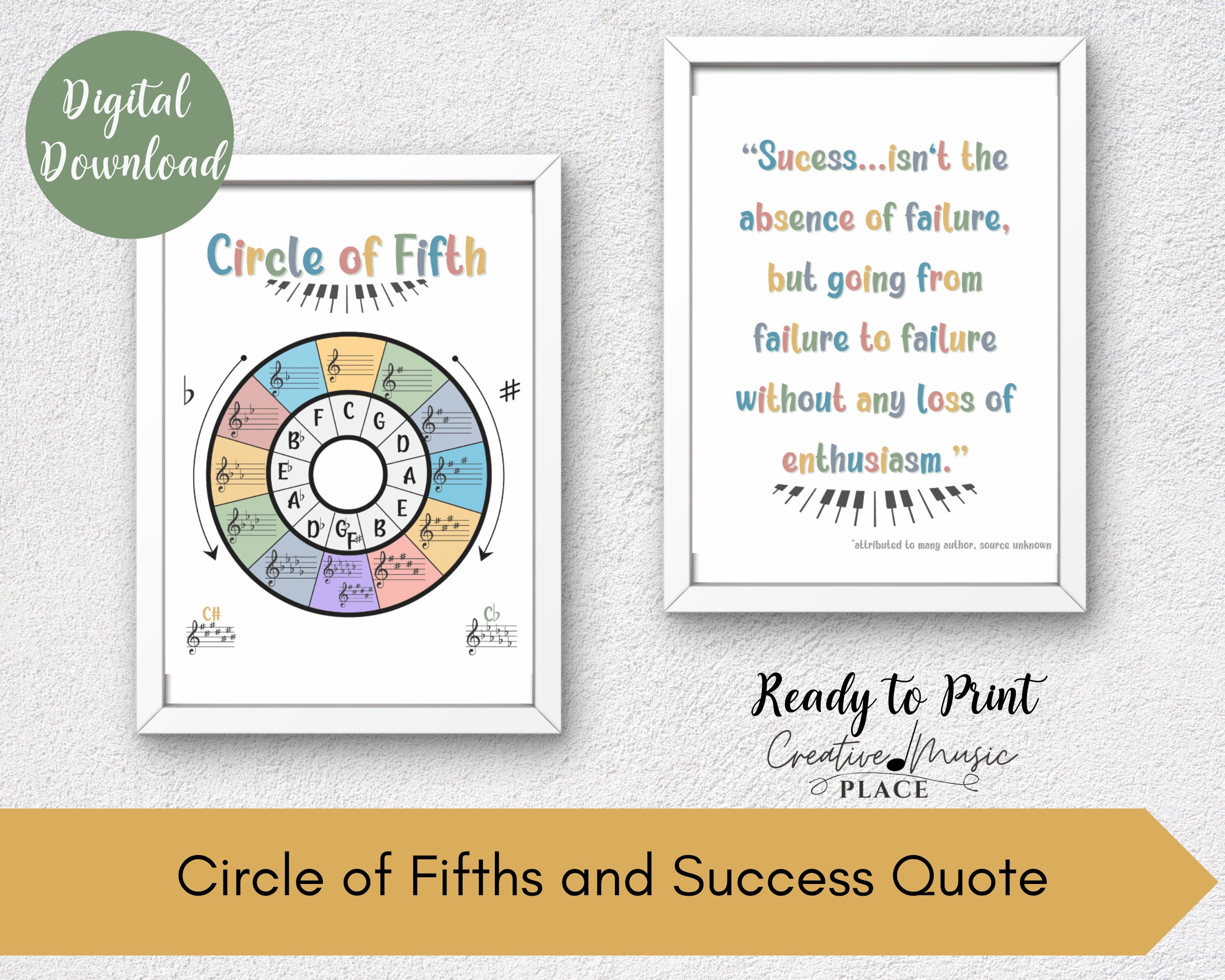 Set of 12 Music Education Posters, Music Theory Posters, Montessori ...