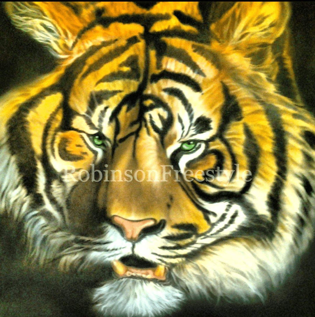 Custom Airbrushed Painting on Canvas - Etsy