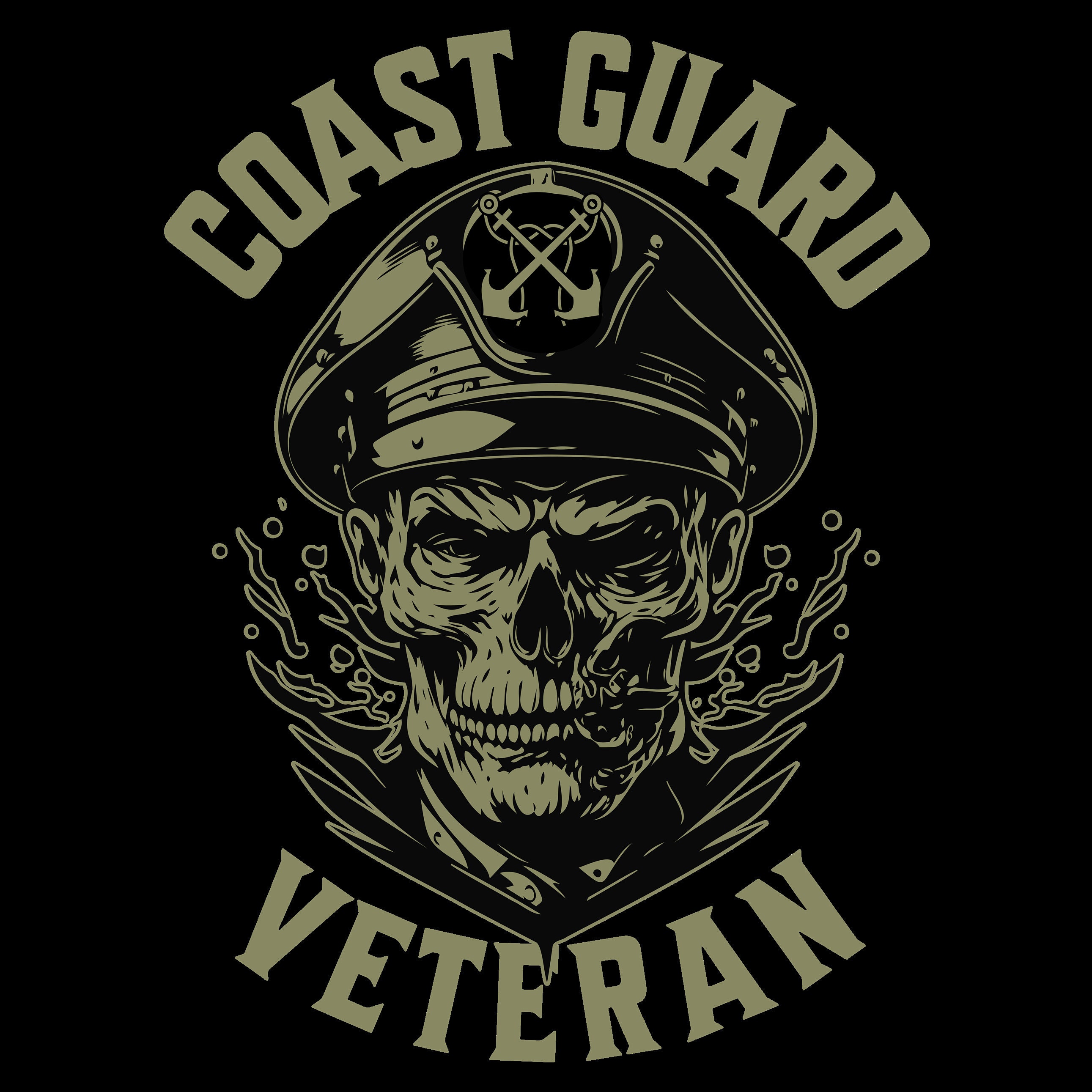 Coast Guard Skull Logo