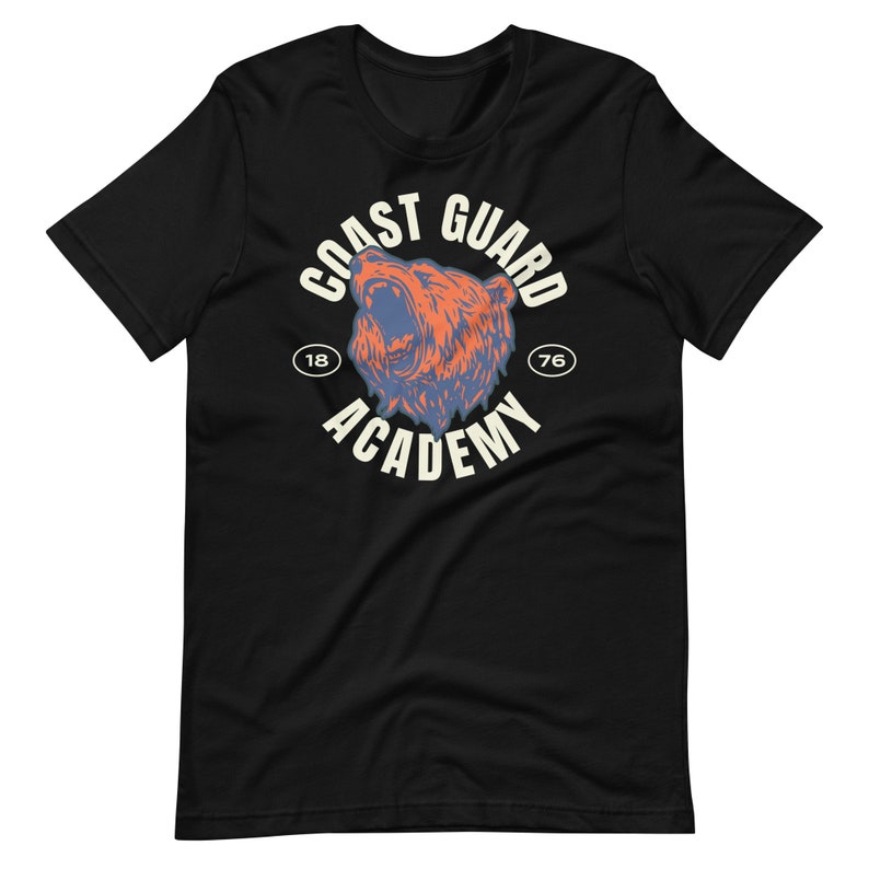 U.S Coast Guard Academy Bear T-shirt USCGA Mascot Shirt Coastie Tee - Etsy