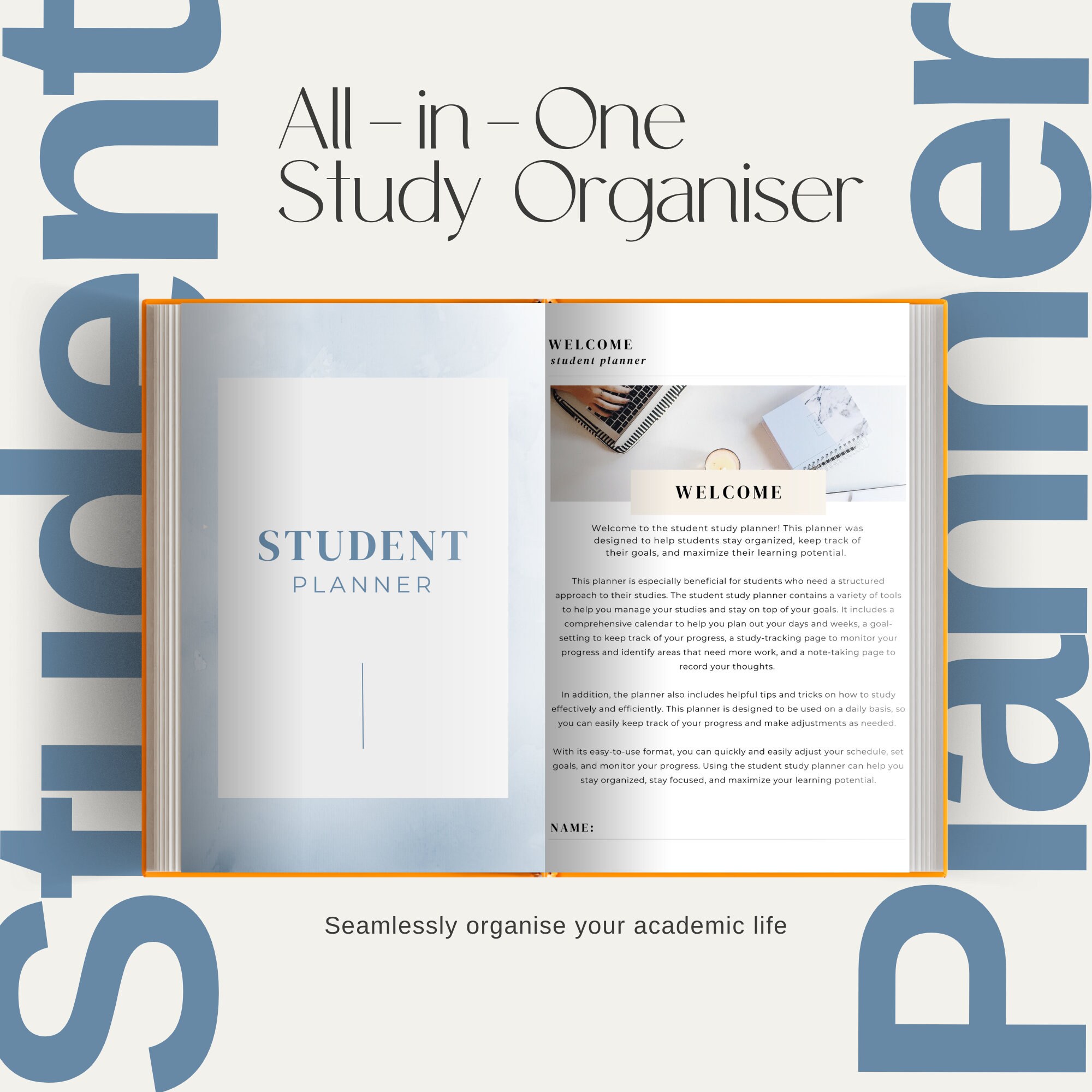 School Planner, All-in-one Study Guide, Comprehensive Study Organiser ...