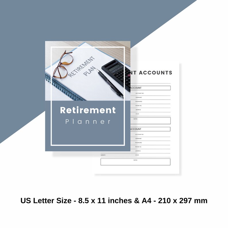 Ultimate Retirement Planner: Savings Tracker, Checklist (PDF) - Etsy