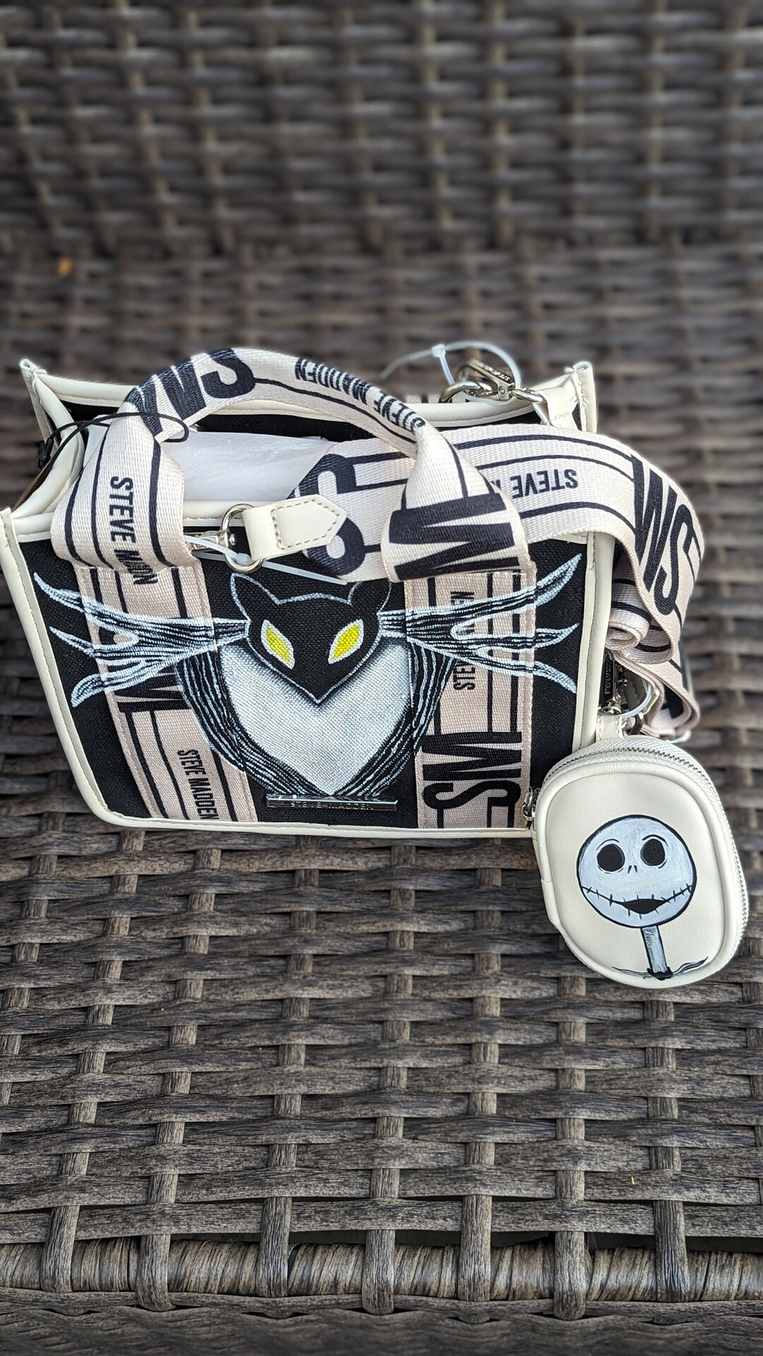 Jack Skellington Steve Madden Purse Hand Painted Bag - Etsy