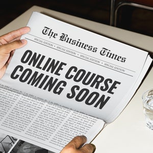 Large Business Newspaper Template, Printable Newspaper for Business ...