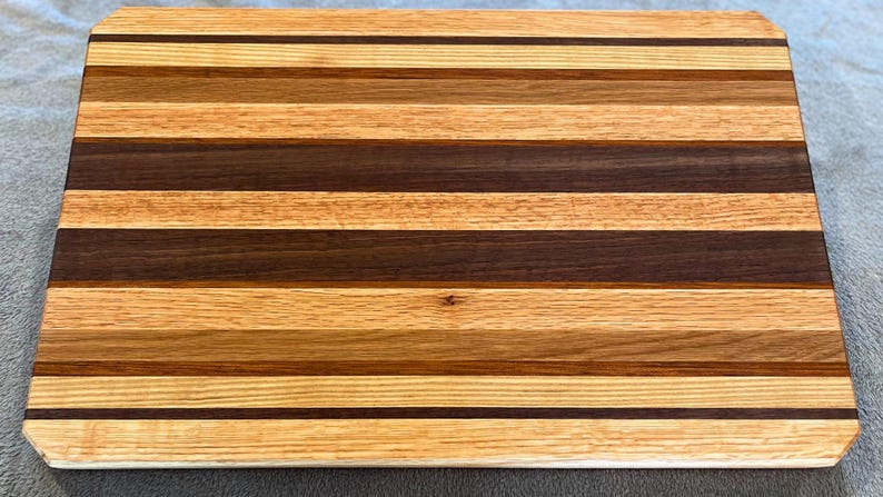 Handmade Edge Grain Wood Cutting Board: Kitchen Decor - Etsy
