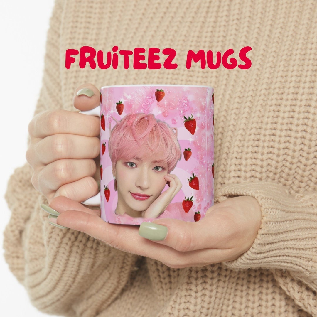 ATEEZ FRUITEEZ Mug, Atiny Fruit, Kpop, Hongjoong Seonghwa Yunho Yeosang ...