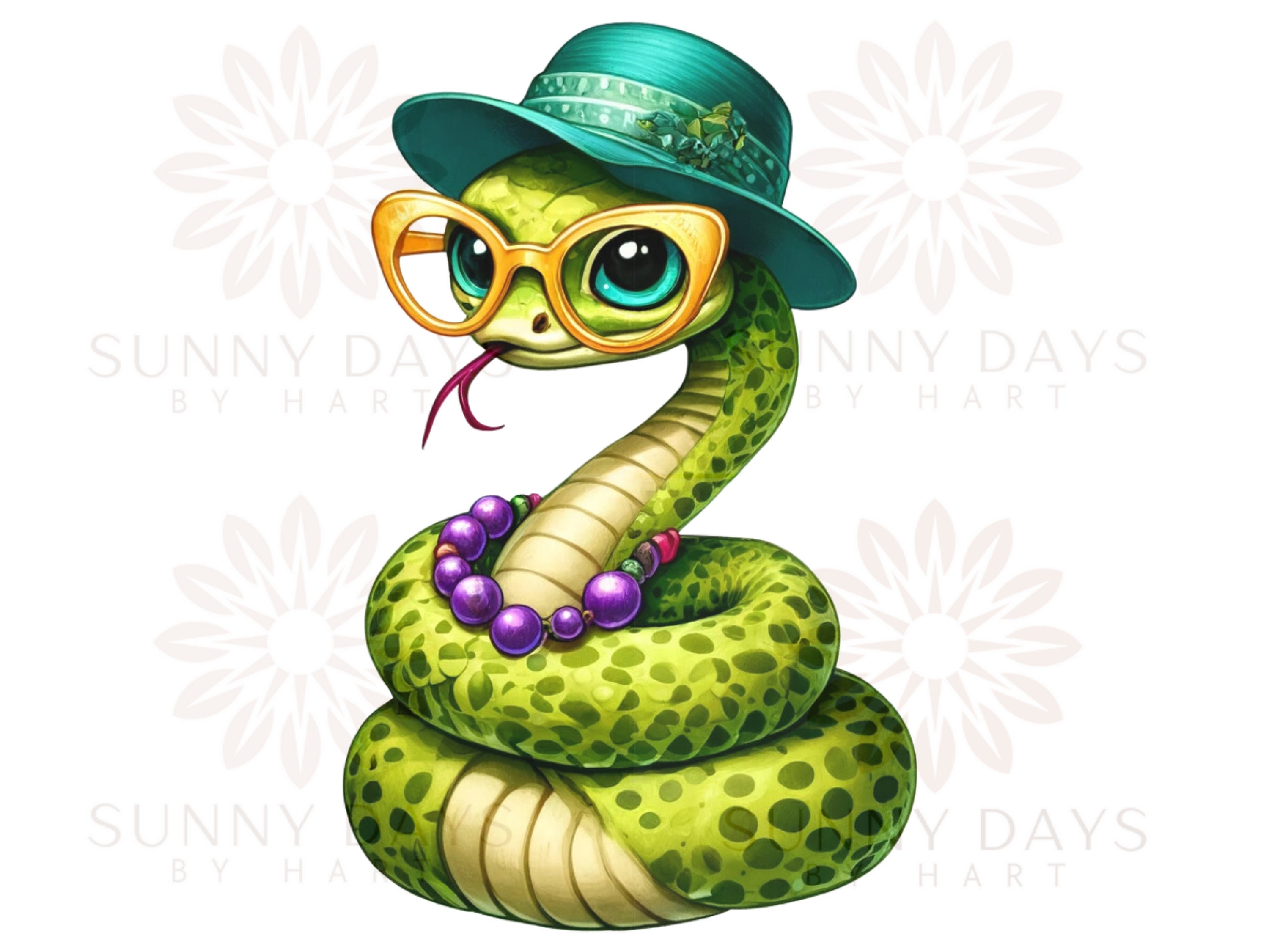 Snakes Clip Art Collection: Playful Designs for Crafts, POD, and DIY ...