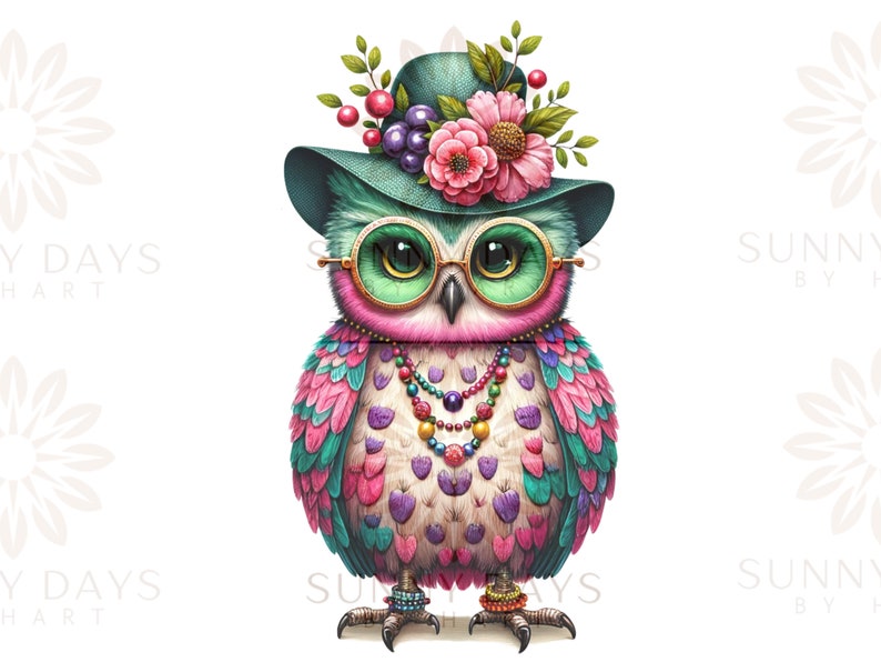 Owl Clip Art Collection: Playful Designs for Crafts, POD, and DIY ...