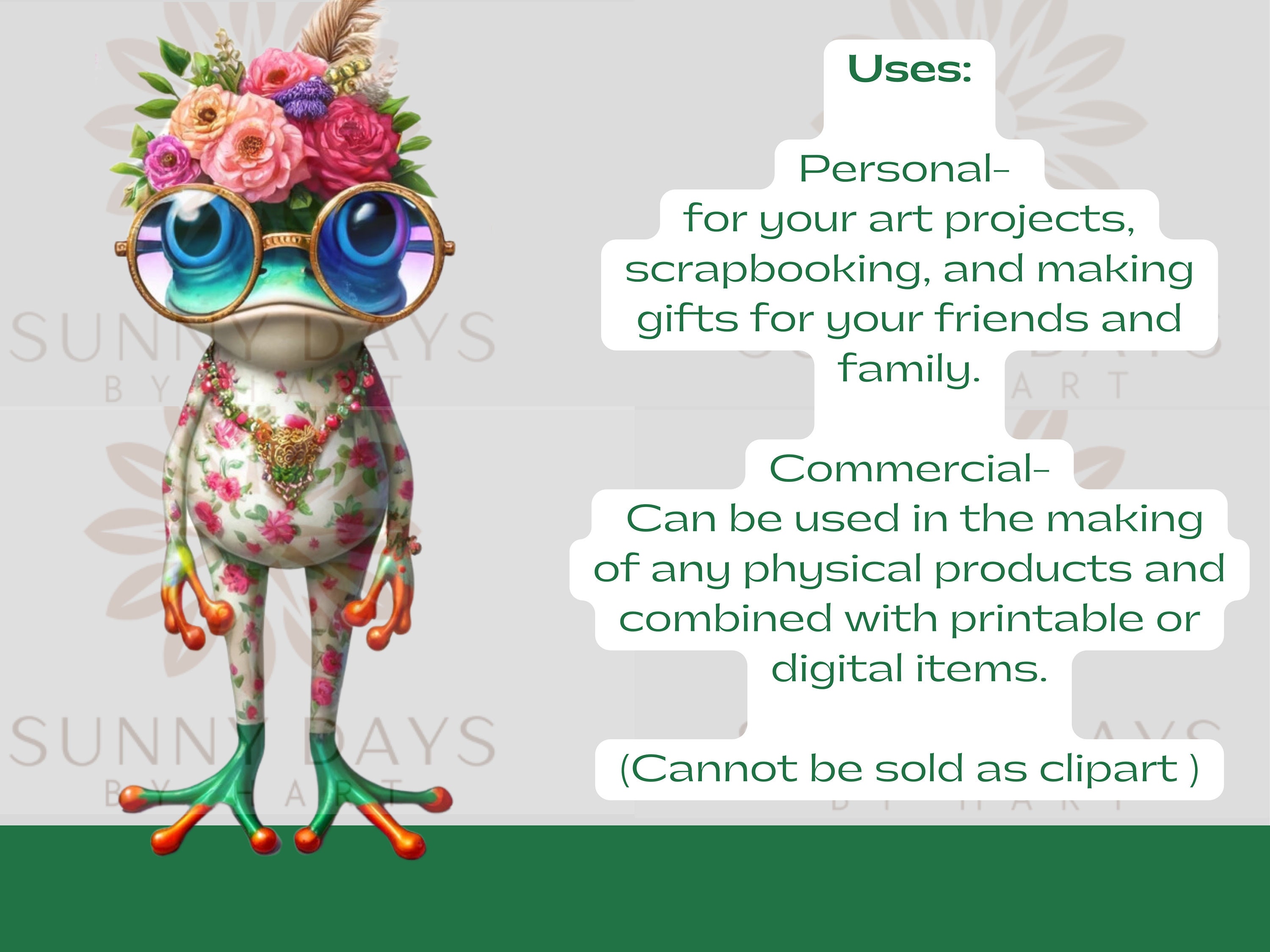 Frogs Clip Art Collection: Playful Designs for Crafts, POD, & DIY ...