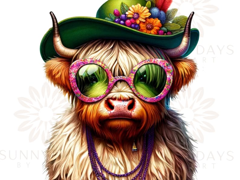 Highland Cow Clip Art Collection: Playful Designs for Crafts, POD, and ...