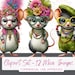 Mouse Clip Art Collection: Playful Designs for Crafts, POD, and DIY ...