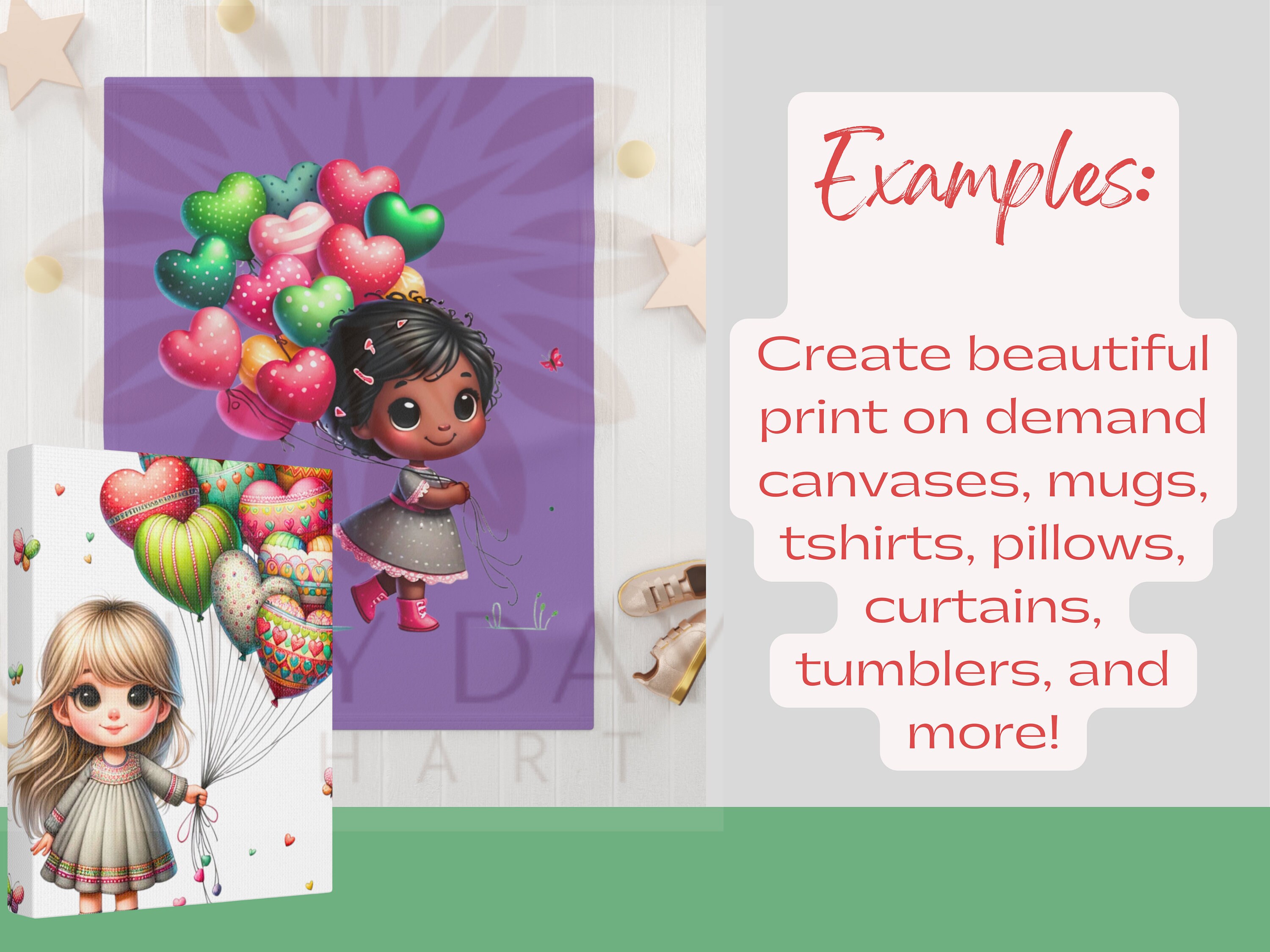 Whimsical Girls Clip Art Collection: Multicultural & Playful Designs ...