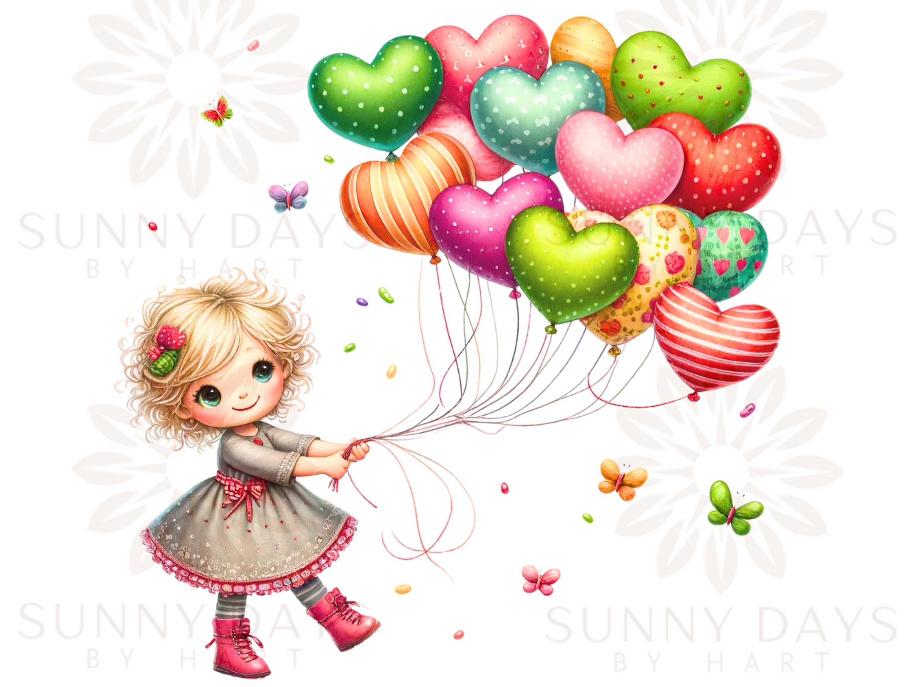 Whimsical Girls Clip Art Collection: Multicultural & Playful Designs ...