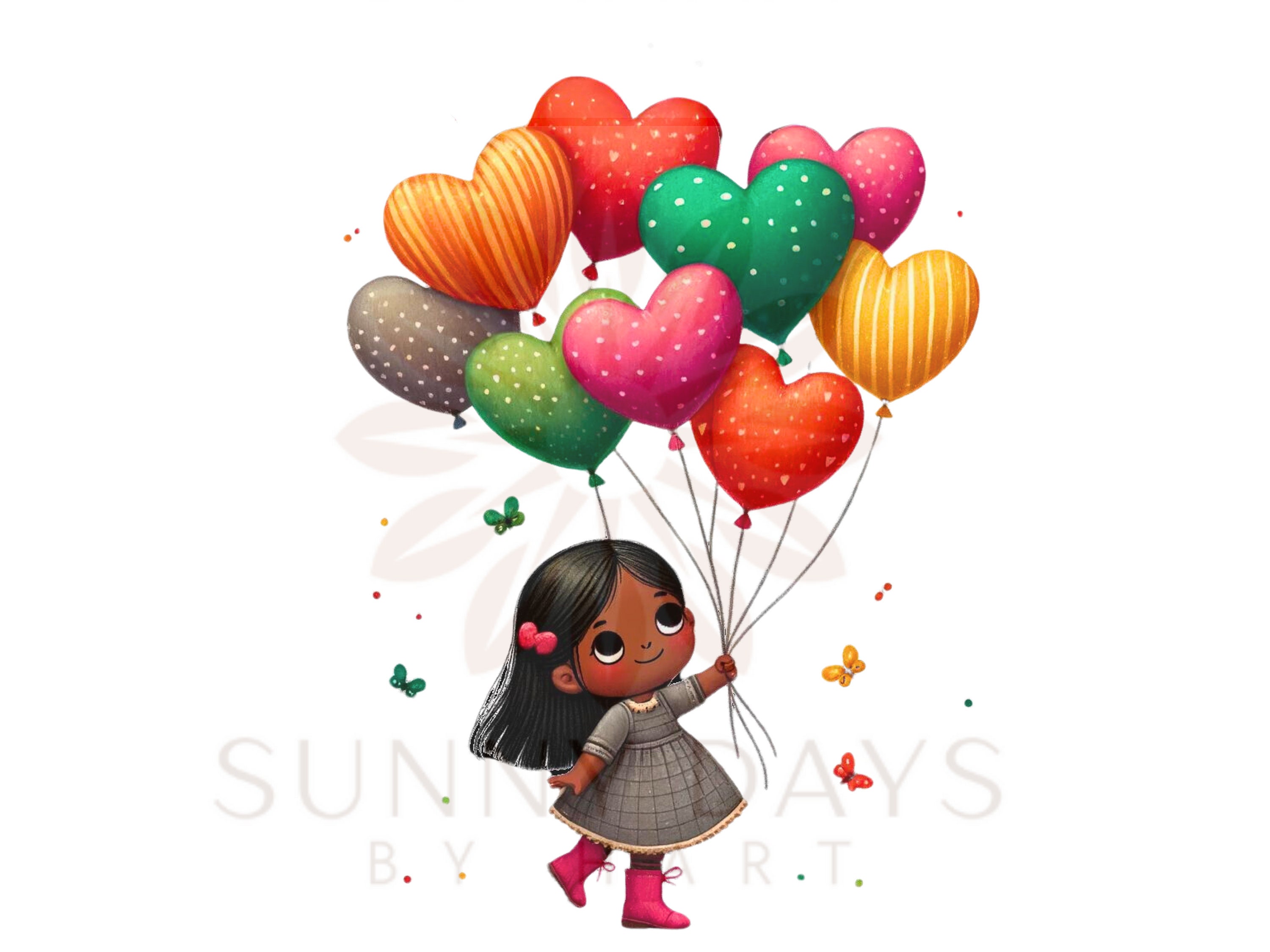 Whimsical Girls Clip Art Collection: Multicultural & Playful Designs ...
