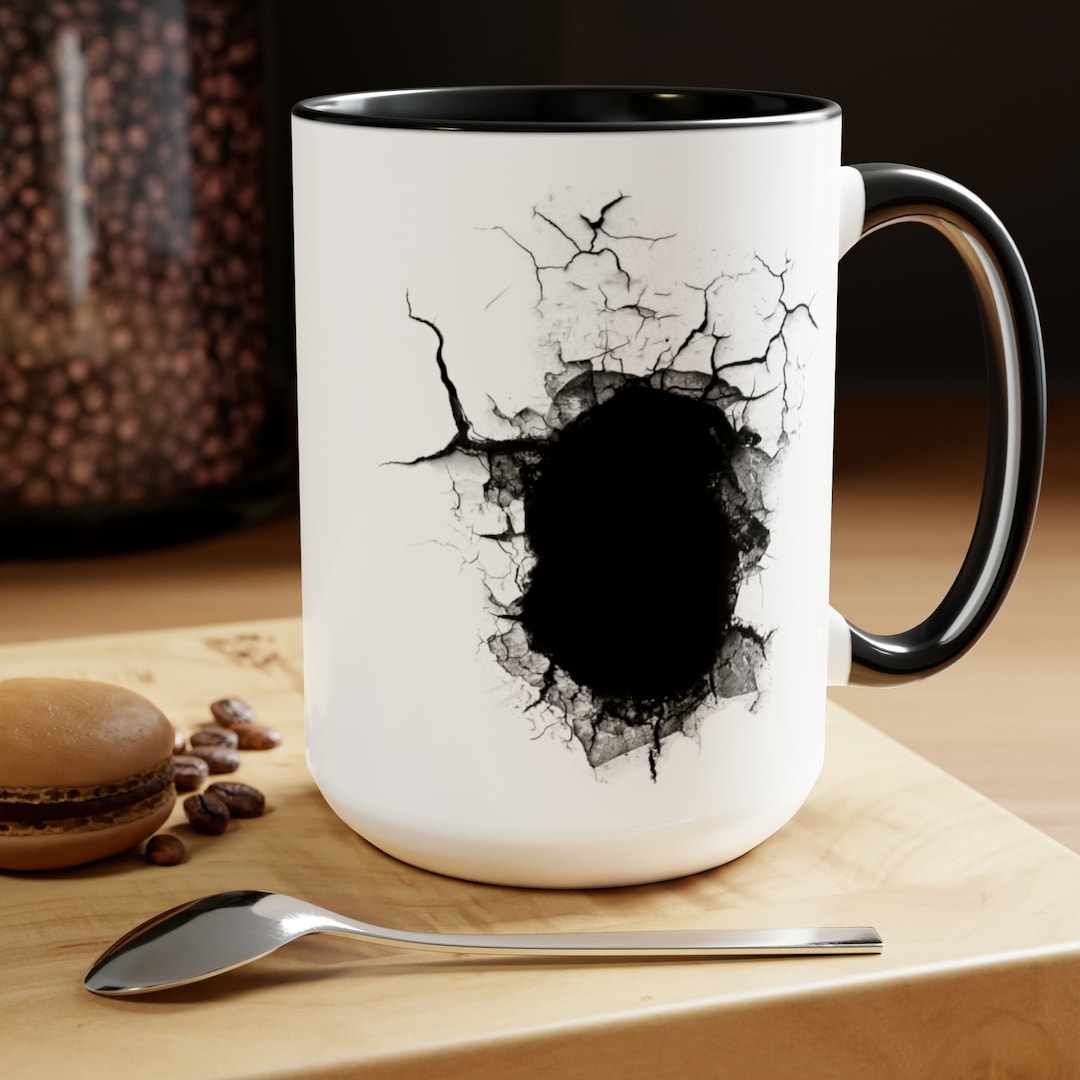 15oz 'broken Cup' Design Mug | the Perfect Customizable Gift for Coffee ...