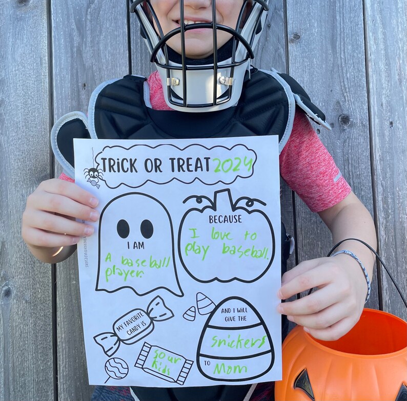 Trick or Treat Printable - Etsy