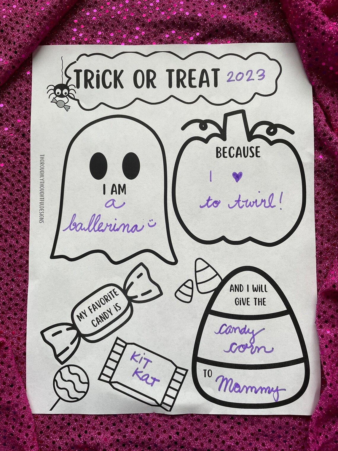 Trick or Treat Printable - Etsy
