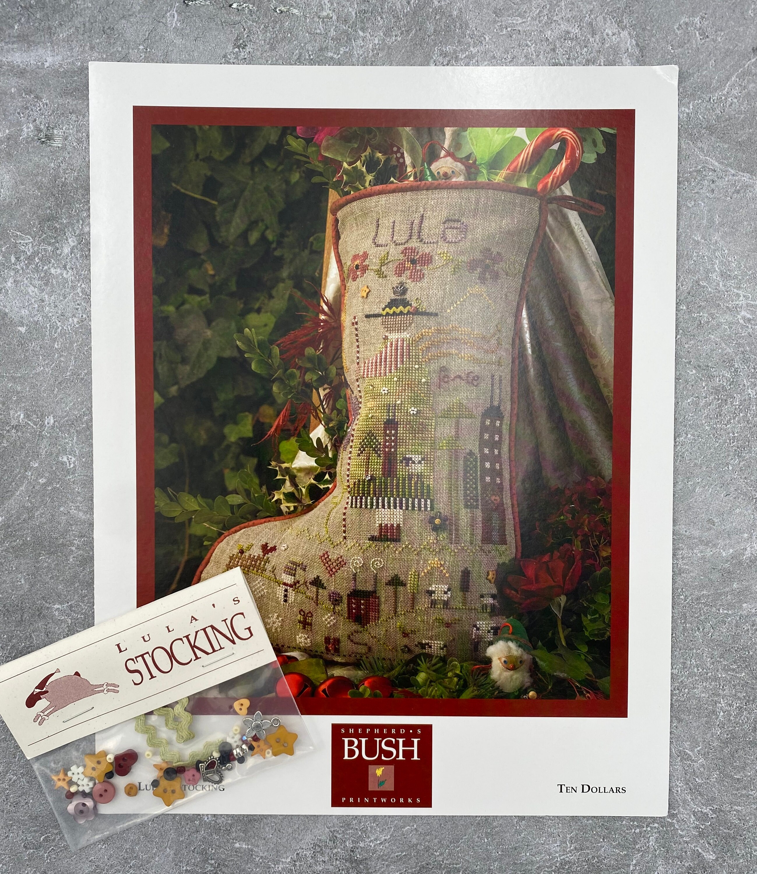 Shepherd's Bush Lula's Stocking Chart With Charm Pack - Etsy