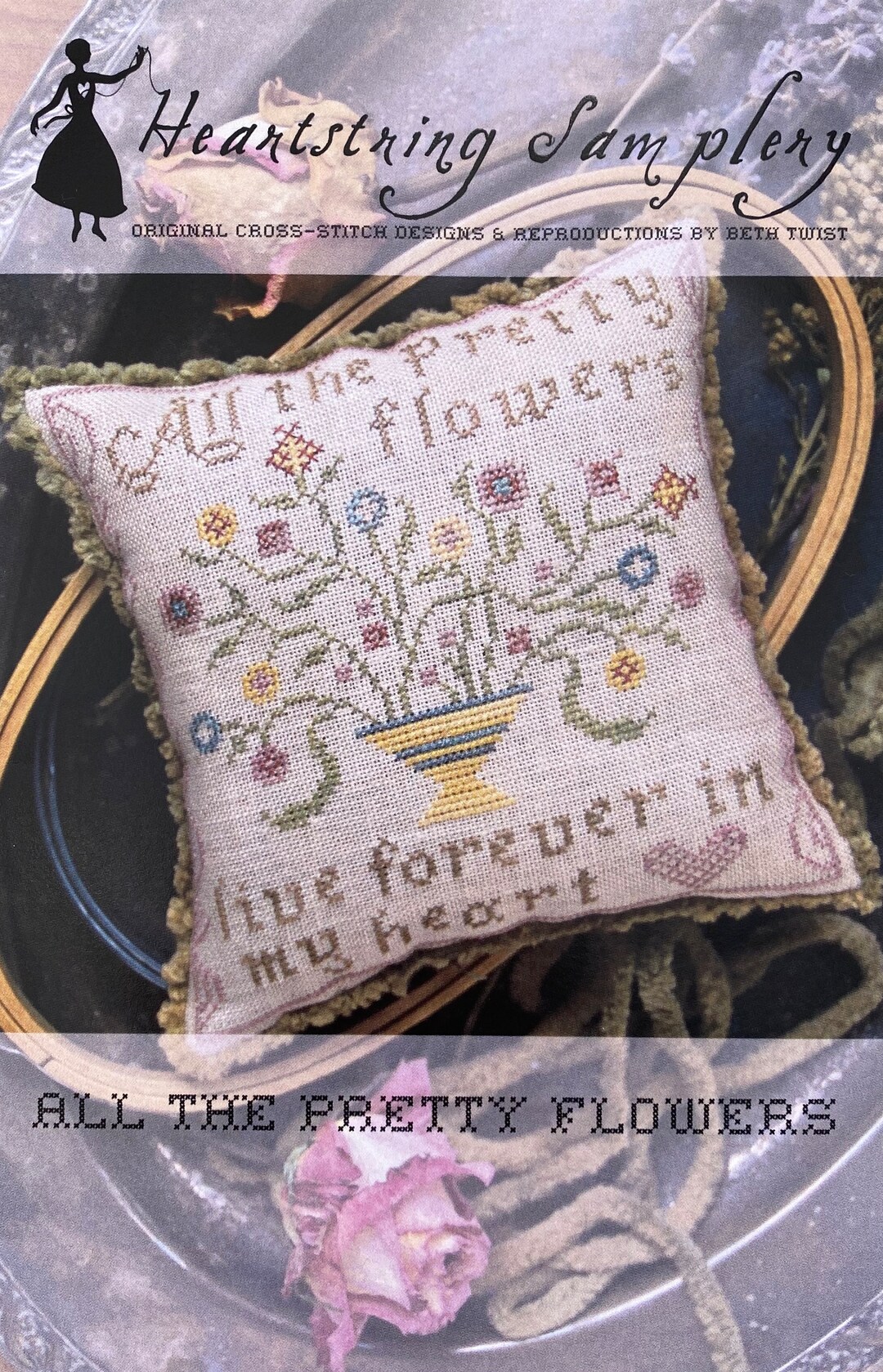 Heartstring Samplery All the Pretty Flowers Pattern Chart - Etsy