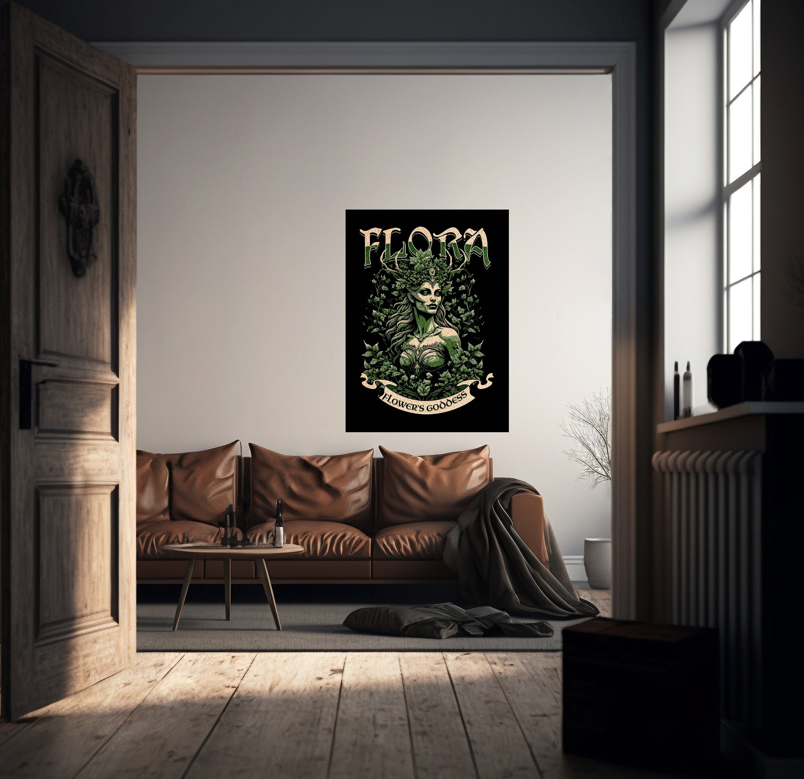 Wall Art Flower Goddess Posters, Flora Goddess Matte Vertical Posters ...