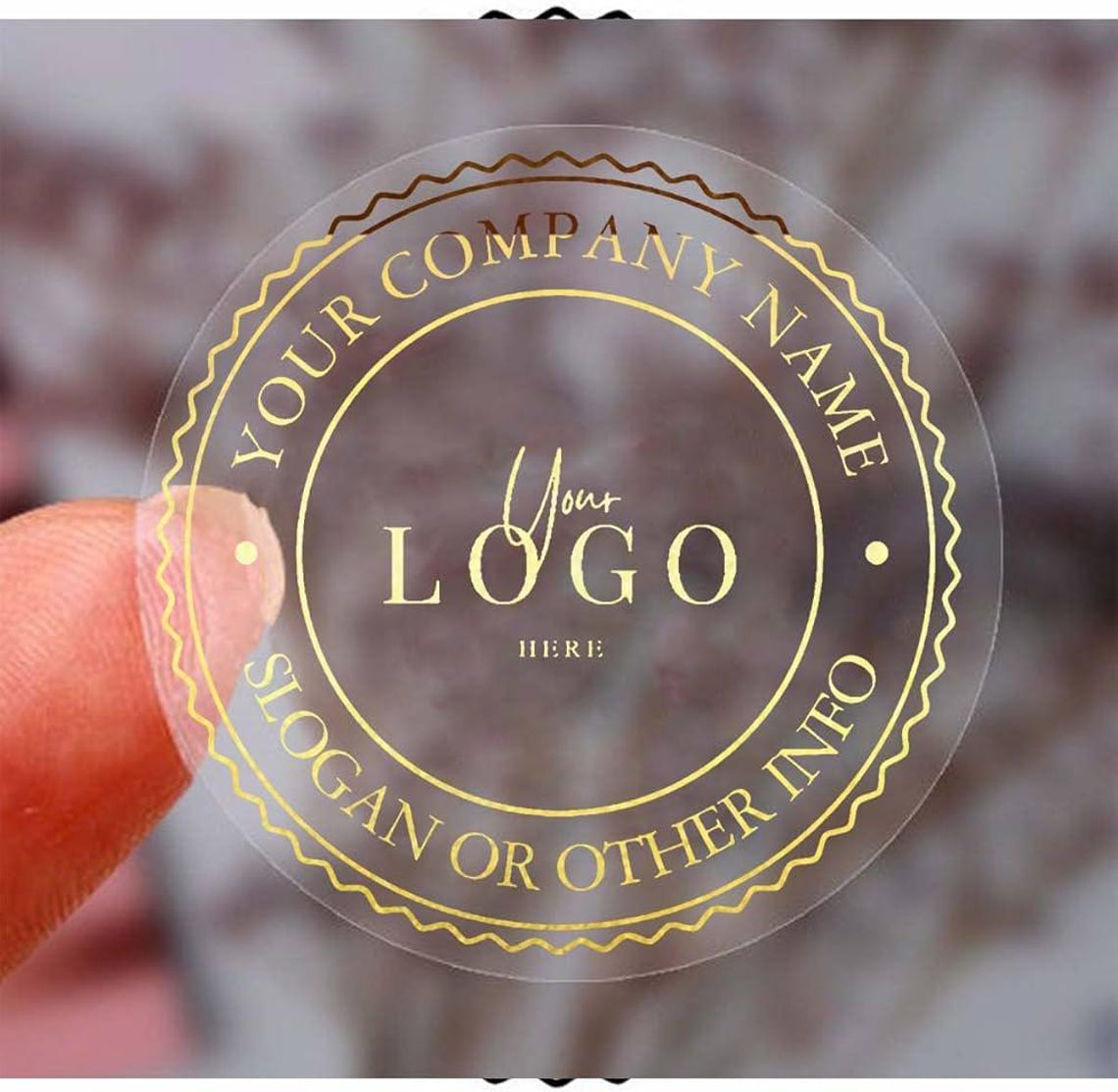 Custom Vinyl Stickers-decals-labels Transparent Stickers, Company Logo ...