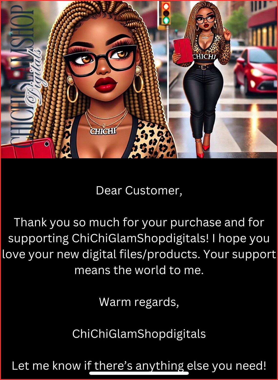Black Beautiful Loc'd Baddie Art 2| Black Woman Portrait | Wall Art ...