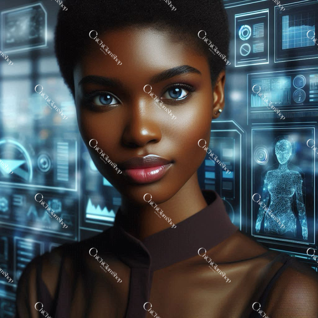 BING Ai Prompts : Natural Hair Dark Skinned Beauties Prompts Guide ...