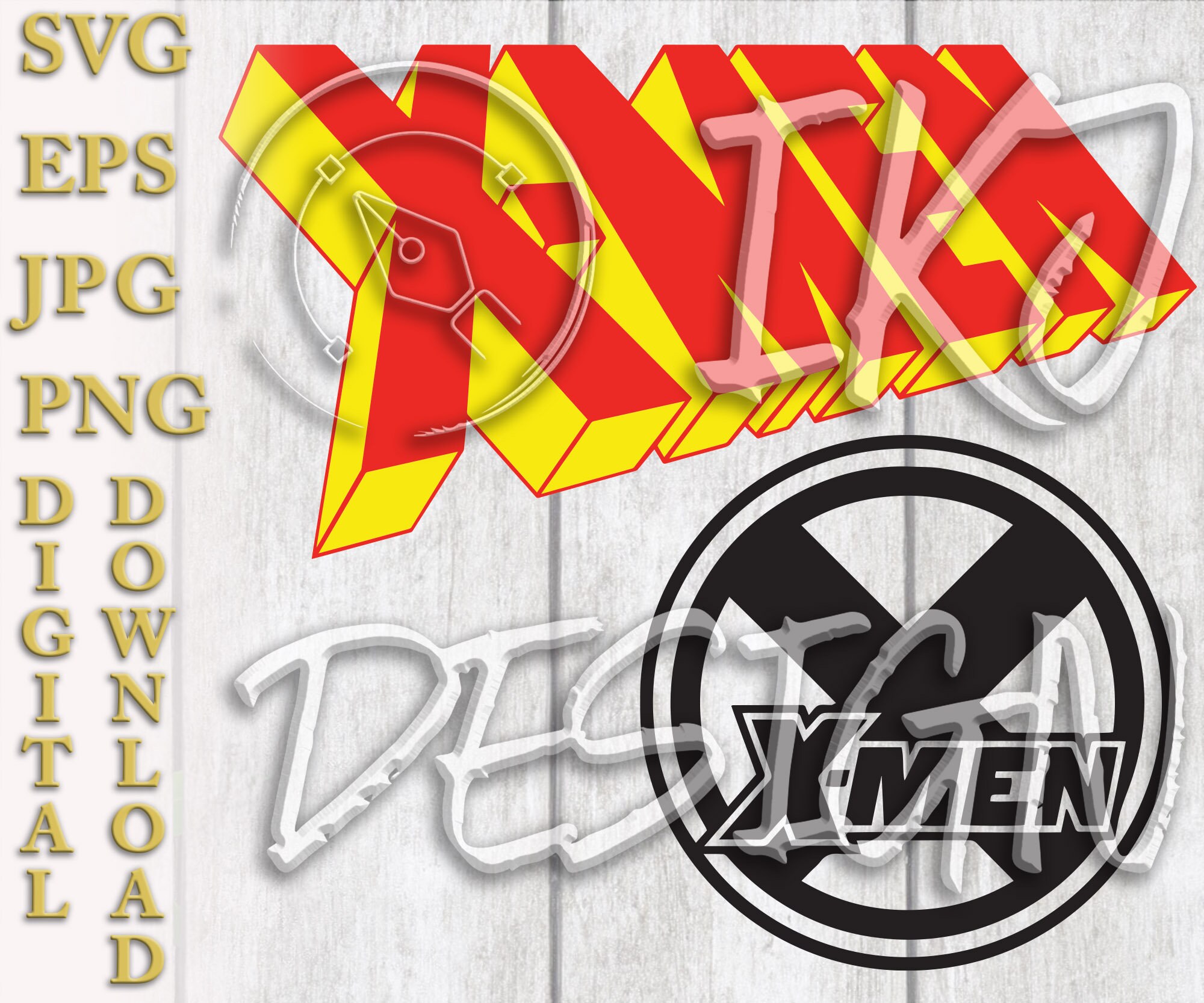 X-men Bundle SVG | EPS | JPG | Png | Vector Art | Raster Files - Etsy