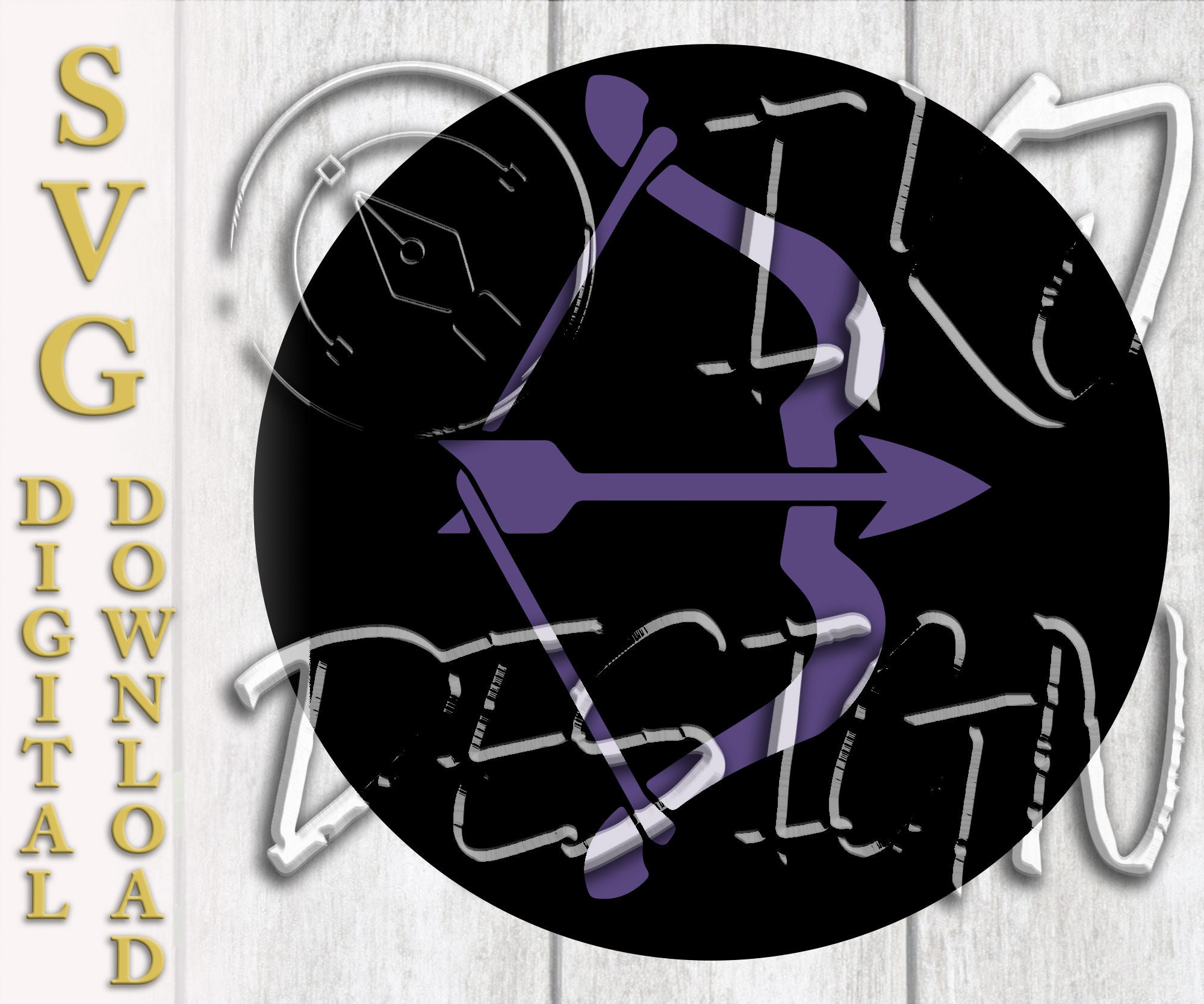 Hawkeye Logo SVG | Vector Art - Etsy