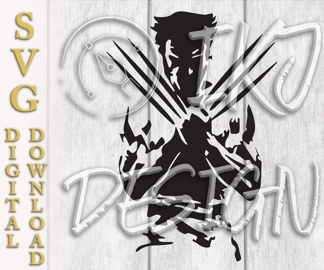 Wolverine Artwork SVG | Vector Art - Etsy