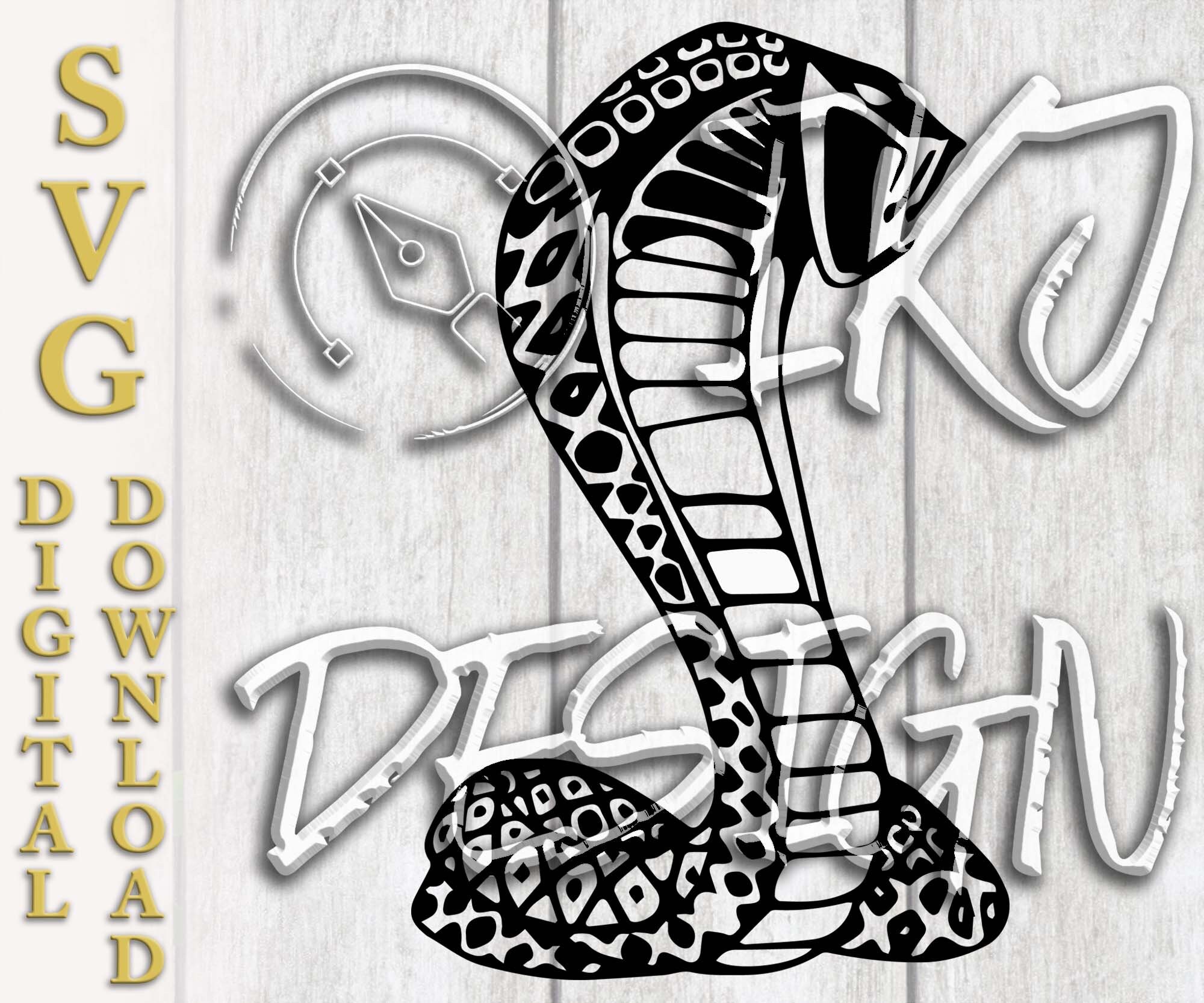 Cobra SVG | Vector Art - Etsy