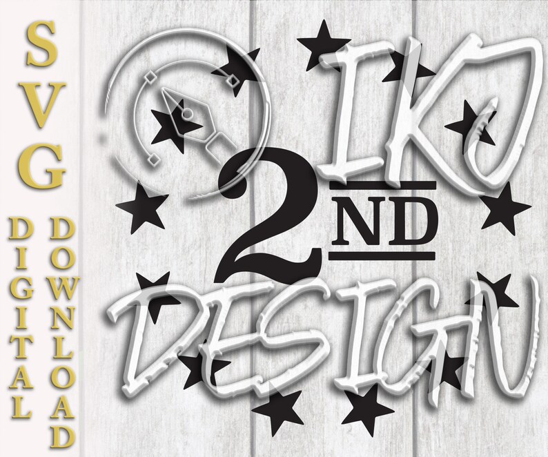 2nd Amendment With Stars SVG | Vector Art | JPG - Etsy