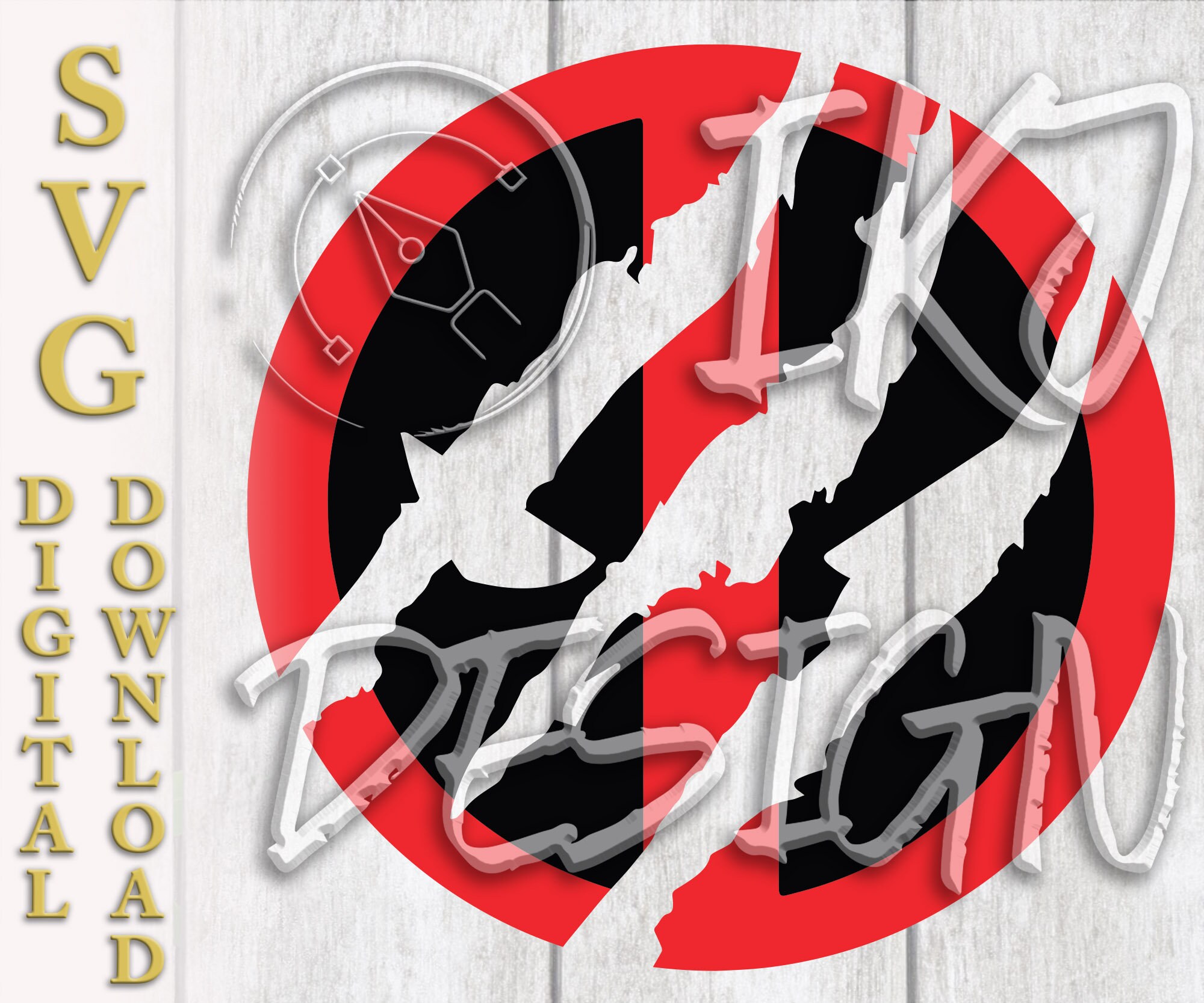 Deadpool Vs Wolverine Logo Slashed SVG | Vector Art - Etsy