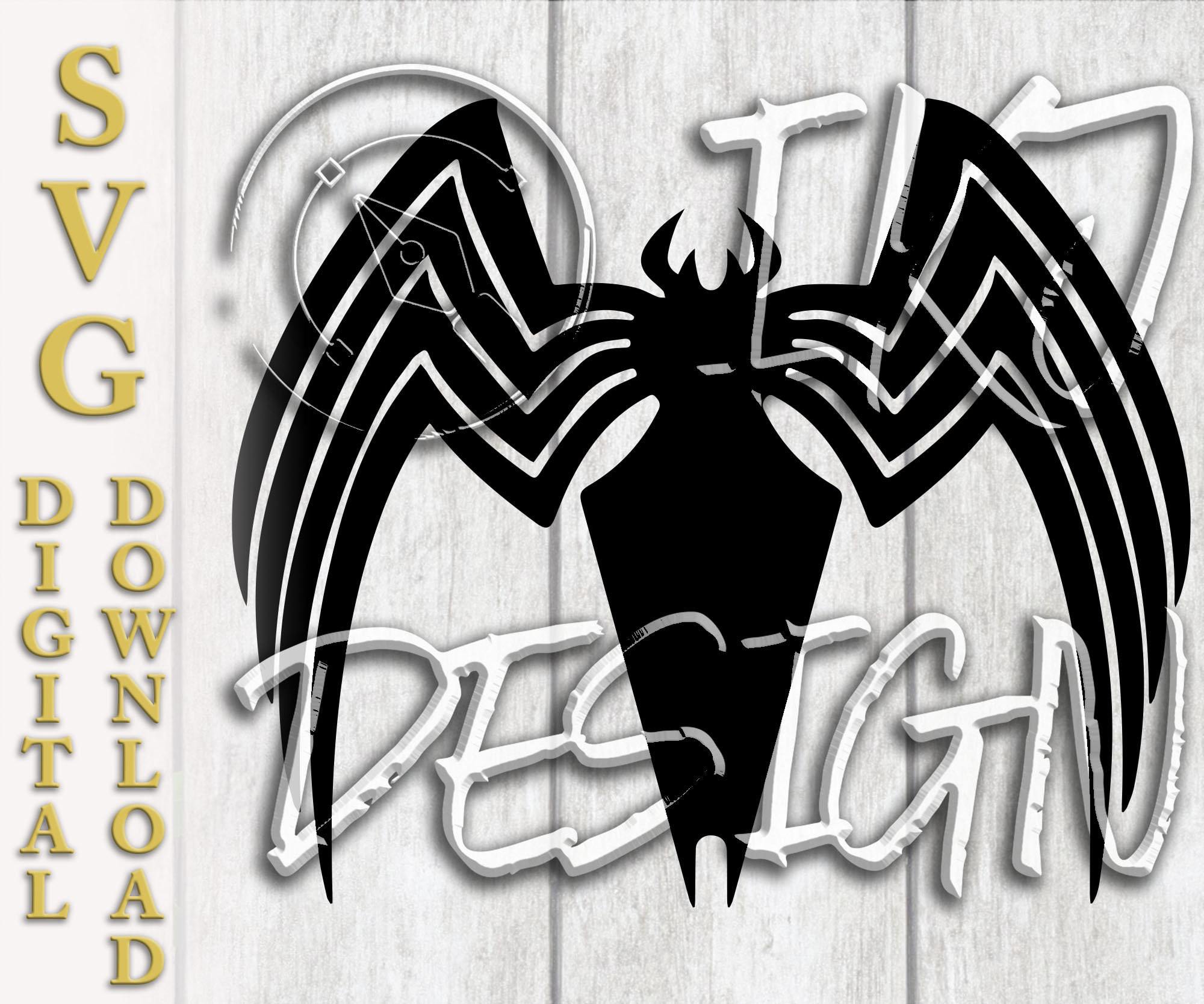 Venom Inspired Bundle SVG | EPS | PNG | Vector Art | Raster Files - Etsy