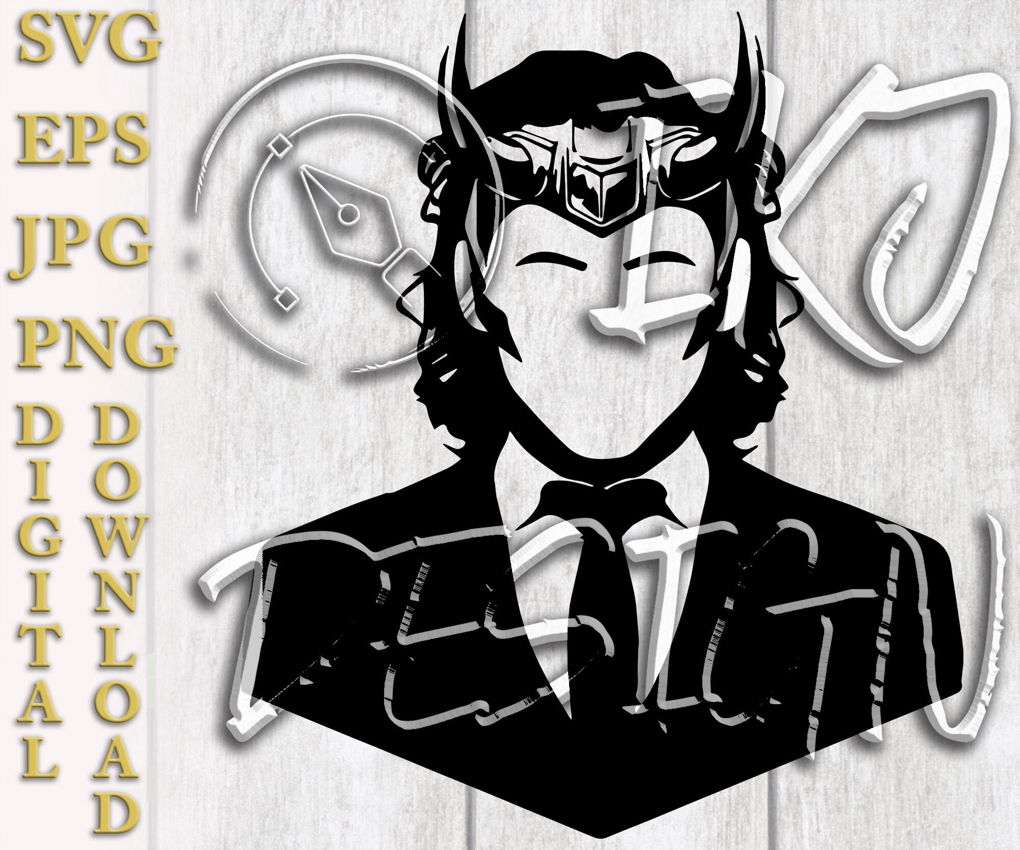 Loki Bundle SVG EPS JPG Png Vector Art Raster Files - Etsy