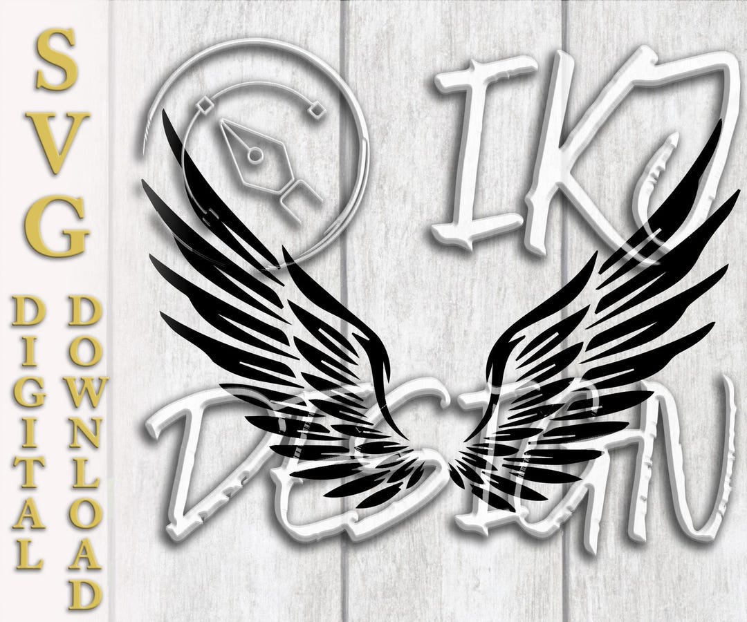 Wings SVG | Vector Art | JPG | PNG | Raster Art - Etsy