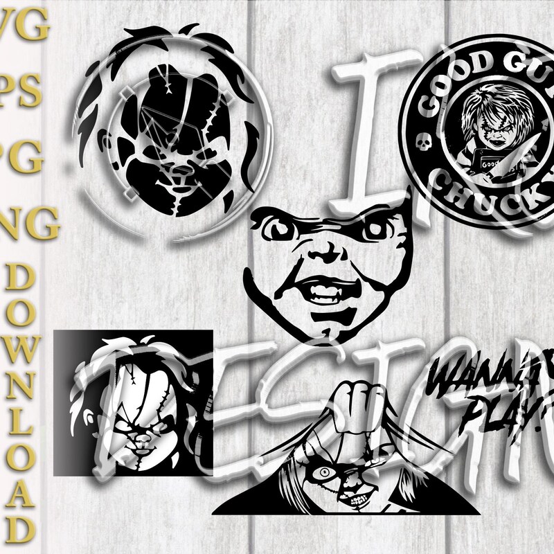 Chucky vector - Etsy México