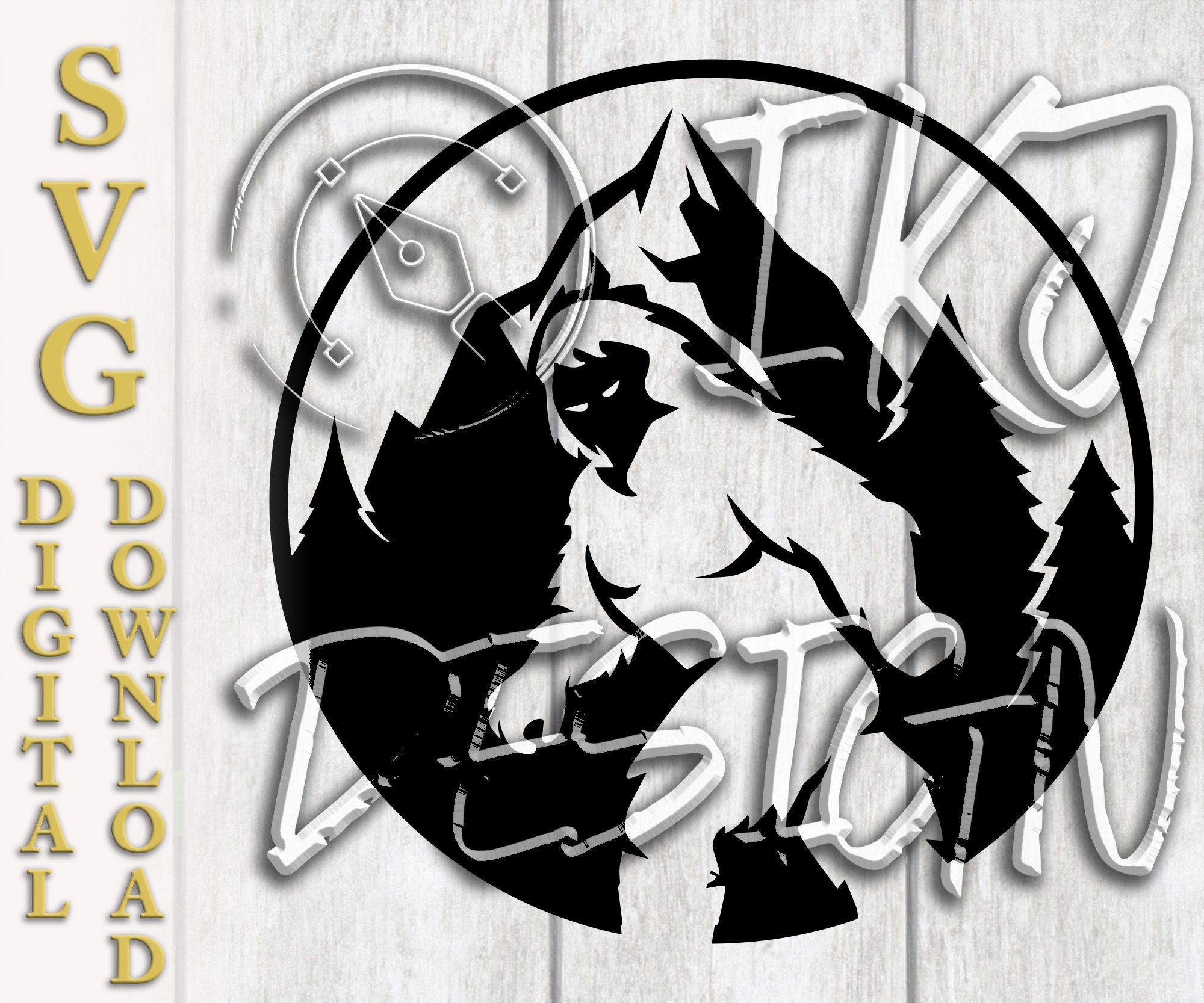 Bigfoot Bundle SVG | EPS | PNG | Vector Art | Raster Files - Etsy