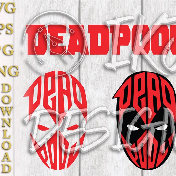 Deadpool Svg - Etsy