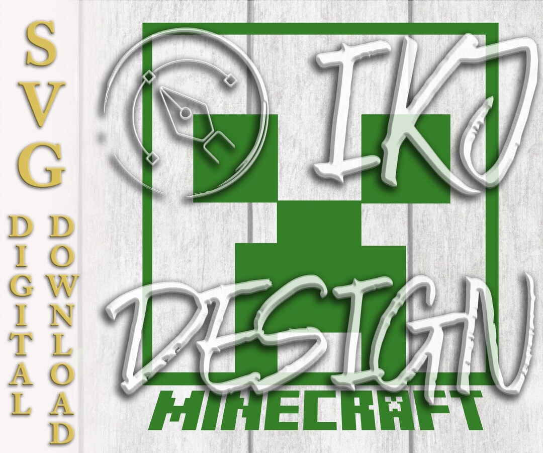 Minecraft Vector Art | Printable Gamer Wall Art | Kids Room Decor ...