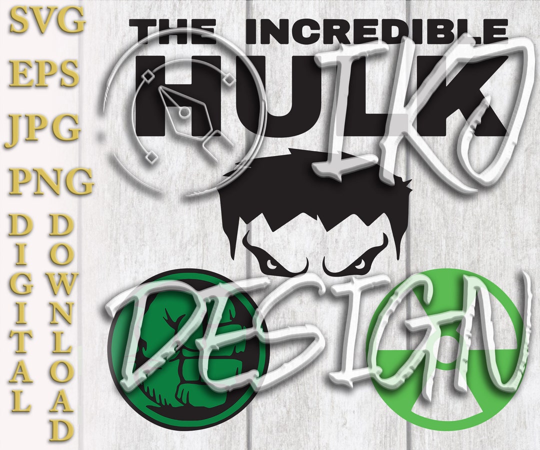 Hulk Bundle SVG | EPS | PNG | Vector Art | Raster Files - Etsy