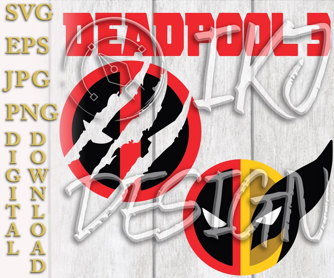 Deadpool 3 Bundle SVG | EPS | JPG | Png | Vector Art | Raster Files - Etsy