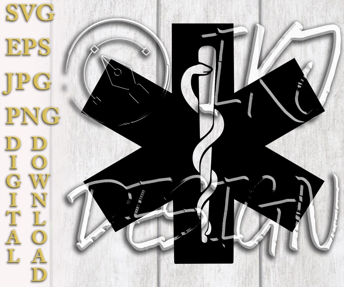 Paramedic Emblem SVG | Vector Art - Etsy