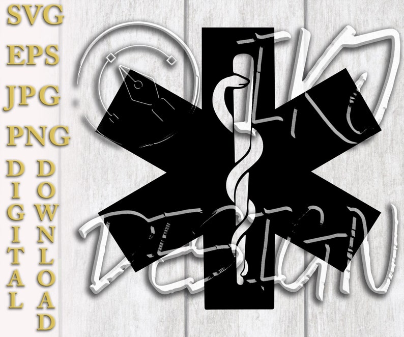 Paramedic Emblem SVG | Vector Art - Etsy