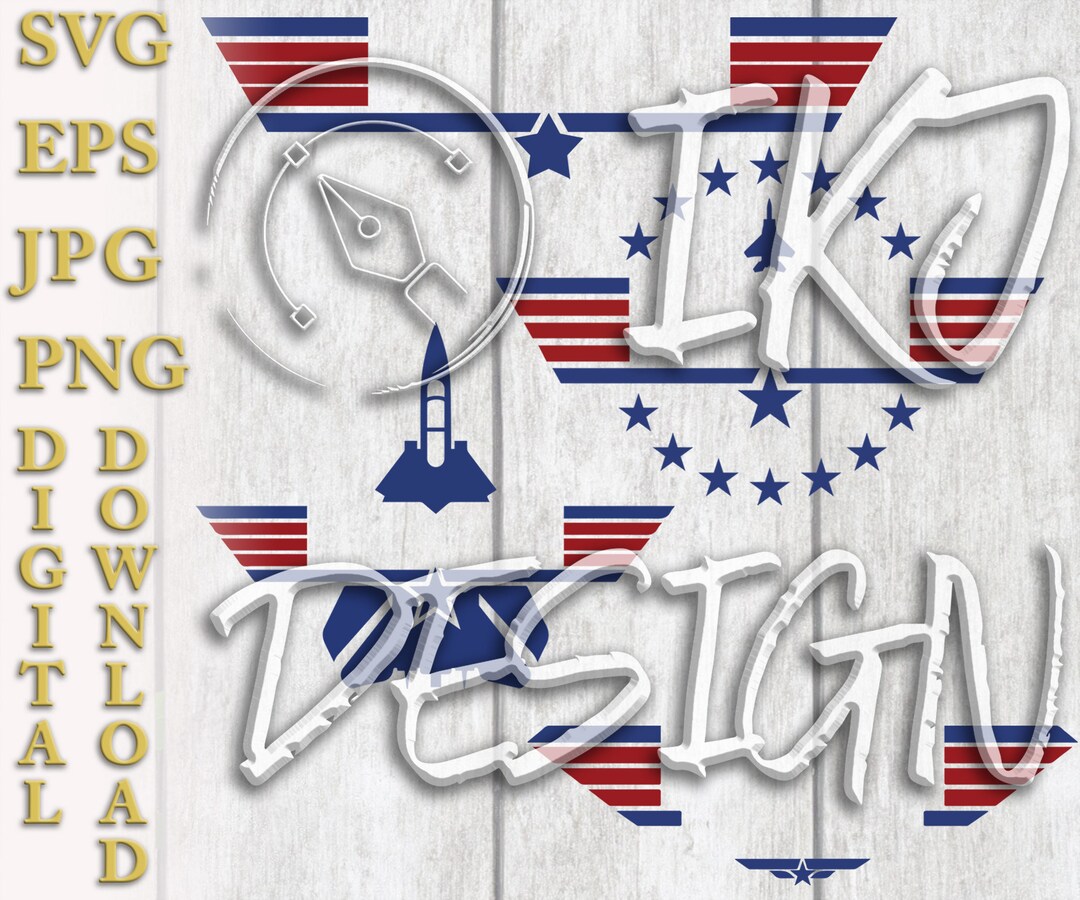 Customizable Navy Fighter Pilot Bundle SVG | EPS | PNG | Vector Art ...