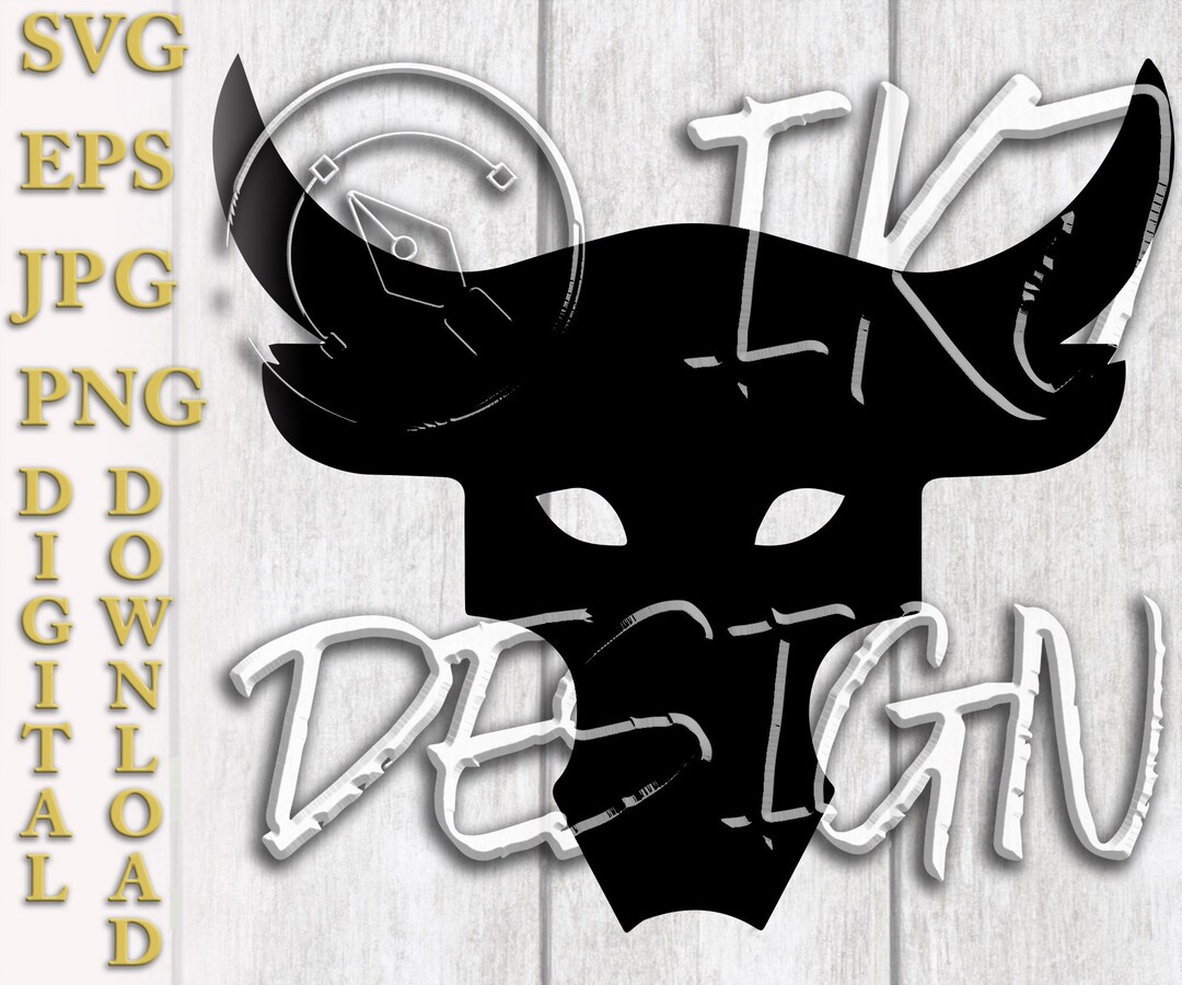 Bull Head SVG | Vector Art - Etsy