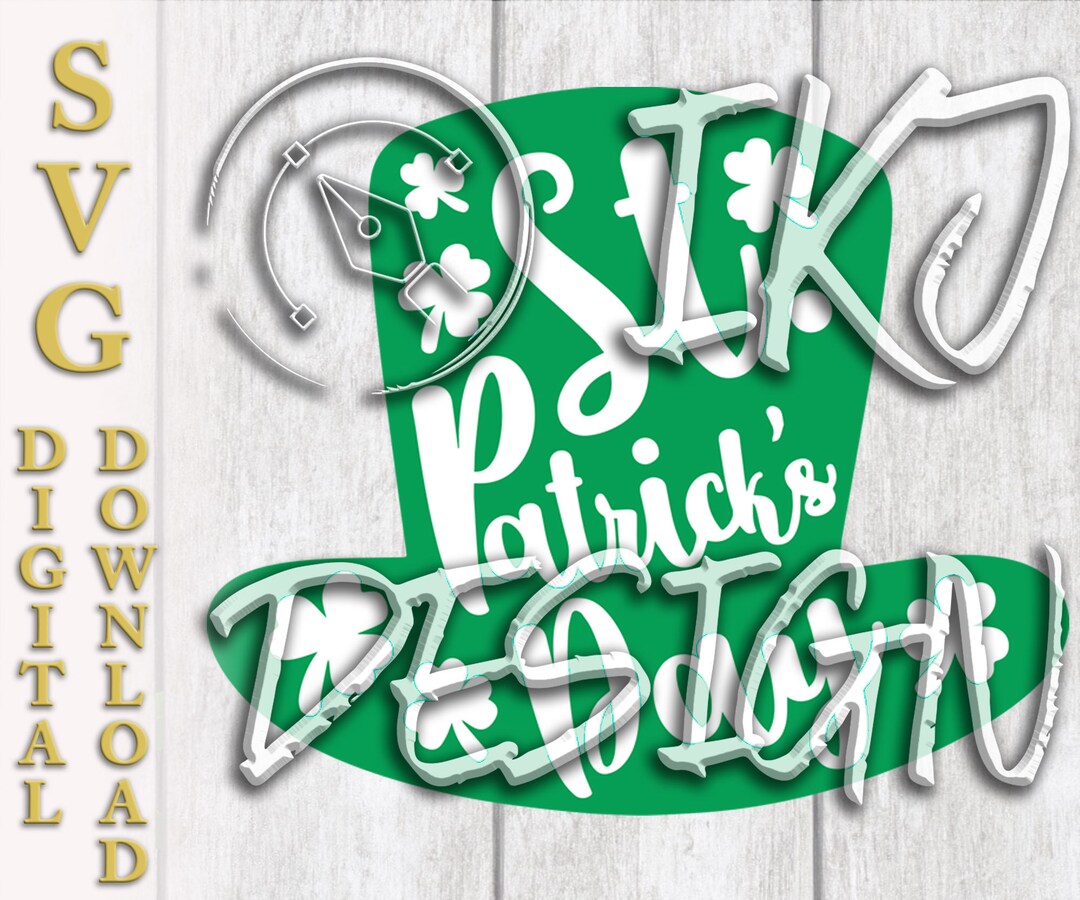 St Patricks Day Hat SVG | Vector Art - Etsy