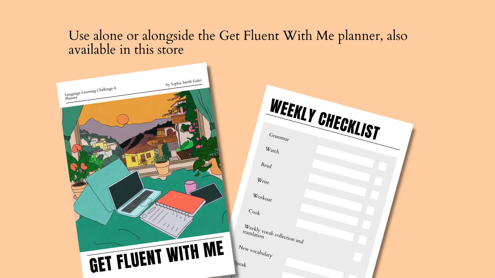 Journal Prompts for Language Learning | Get Fluent With Me Planner ...