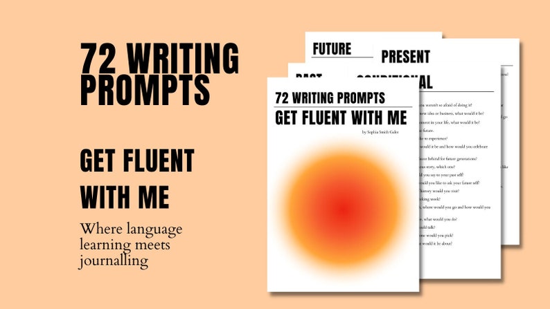 Journal Prompts for Language Learning | Get Fluent With Me Planner ...