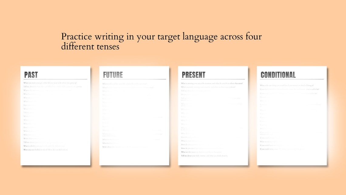 Journal Prompts for Language Learning | Get Fluent With Me Planner ...